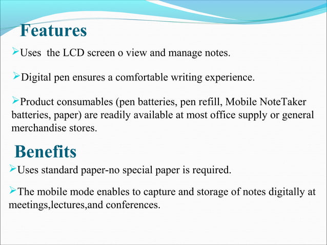 Smart note taker | PPT | Desktop Publishing | Computer Software and ...