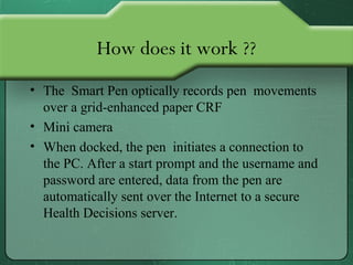 Smart note taker | PPT