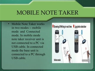 Smart note taker | PPT