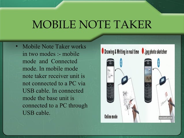 Smart note taker | PPT