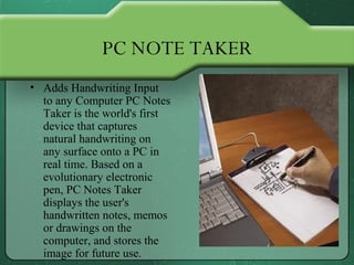 Smart note taker | PPT