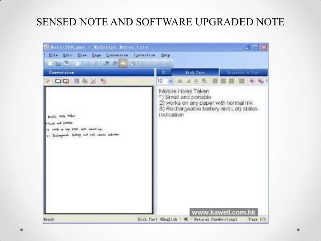Smart note taker | PPT