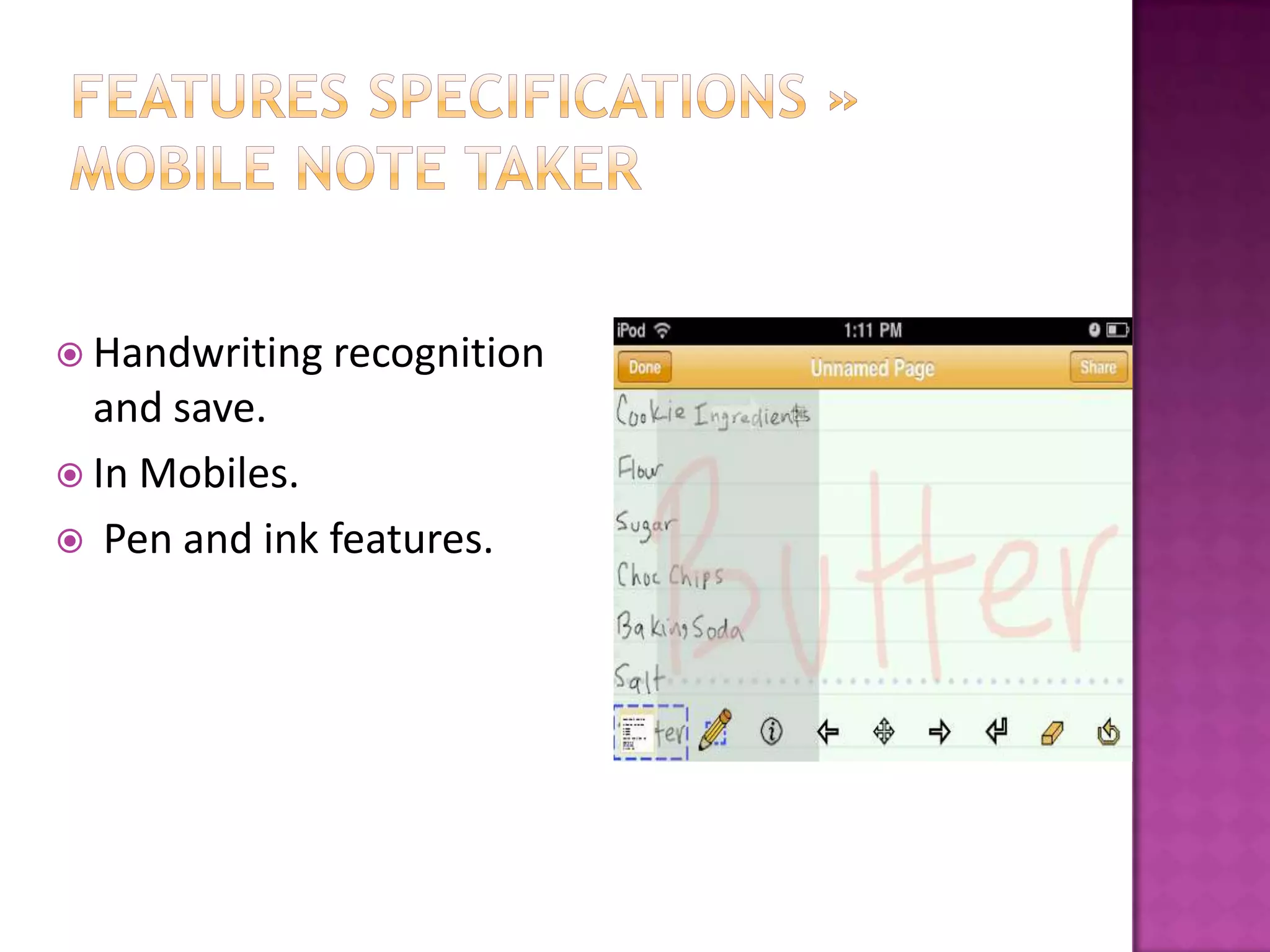 Smart note taker | PPT