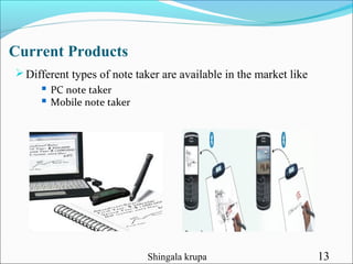 Smart note taker | PPT