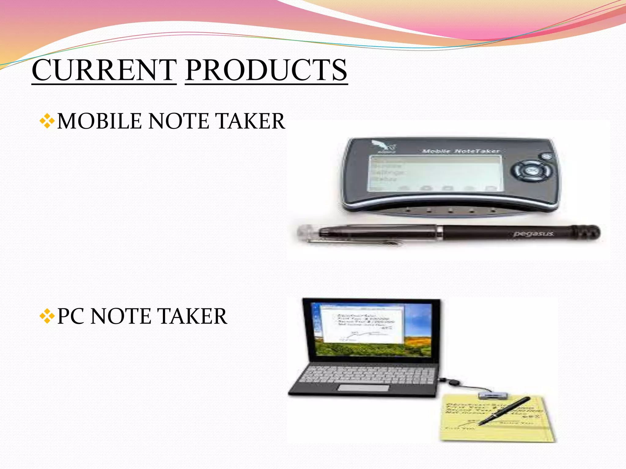 Smart note taker | PPTX