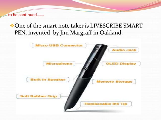 Smart note taker | PPTX | Programming Languages | Computing