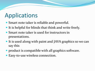 Smart note taker | PPTX