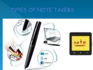 Smart note taker | PPT