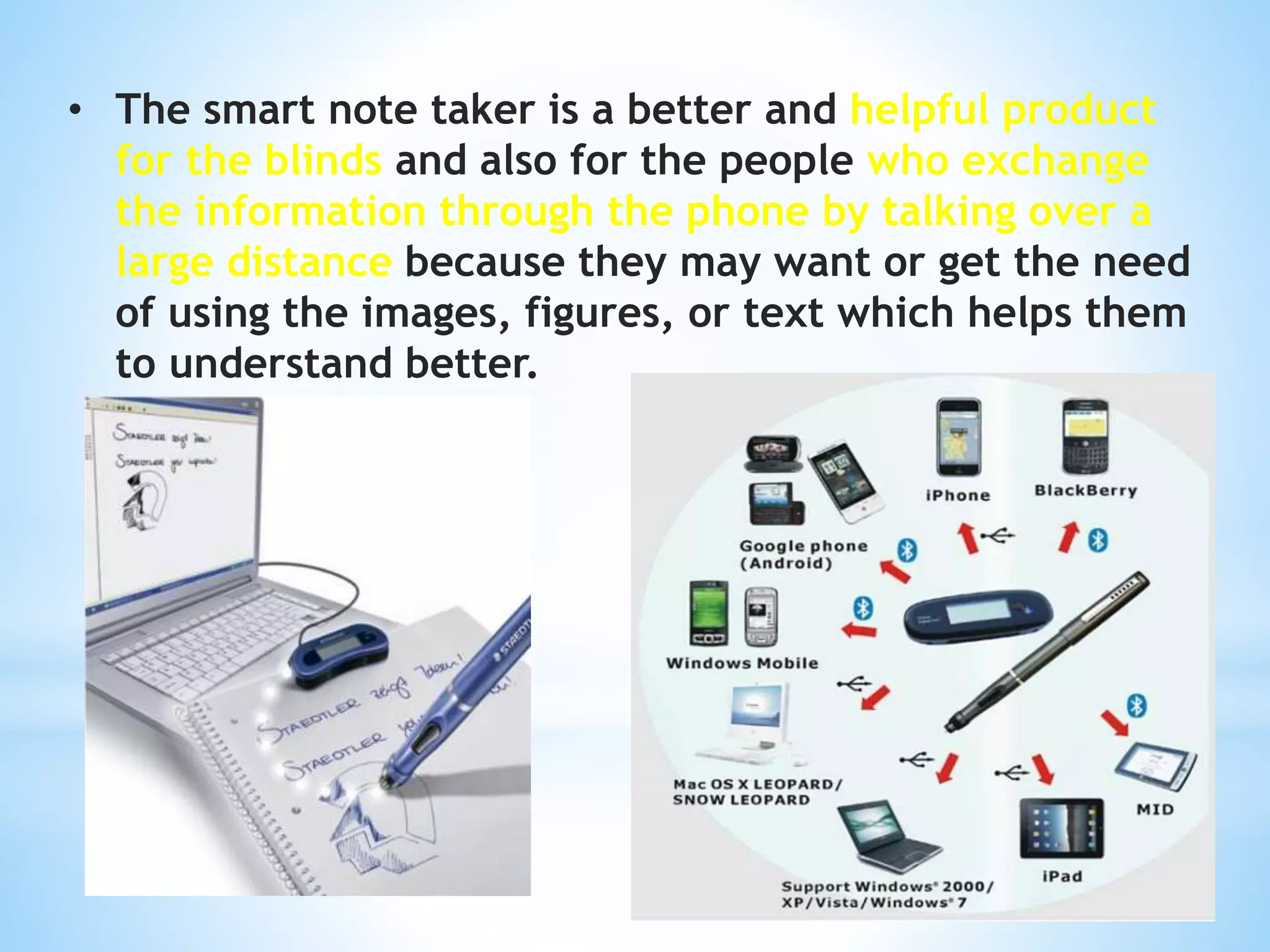Smart note taker | PPT