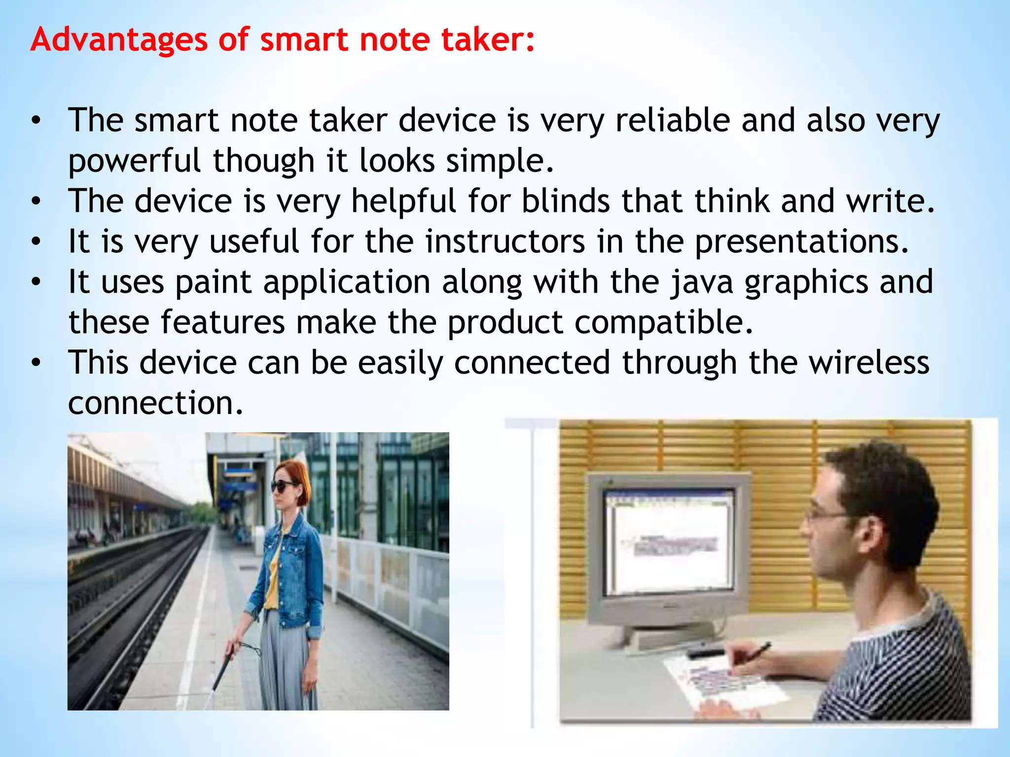 Smart note taker | PPT