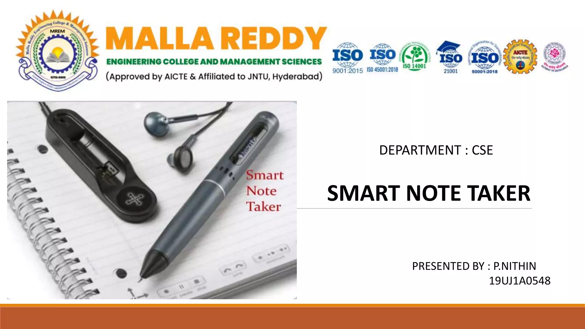 SMART NOTE TAKER.pptx