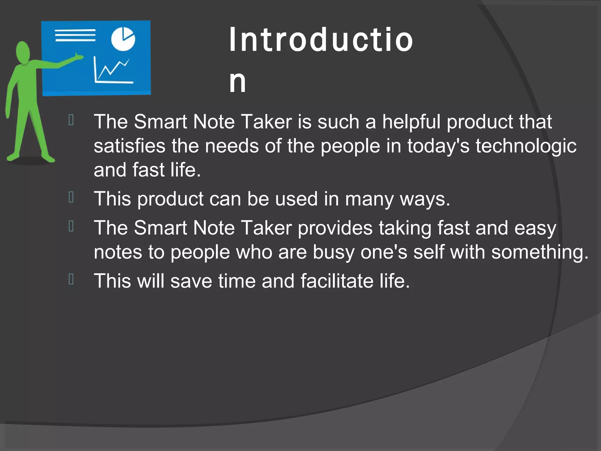 Smart note taker ppt | PPT