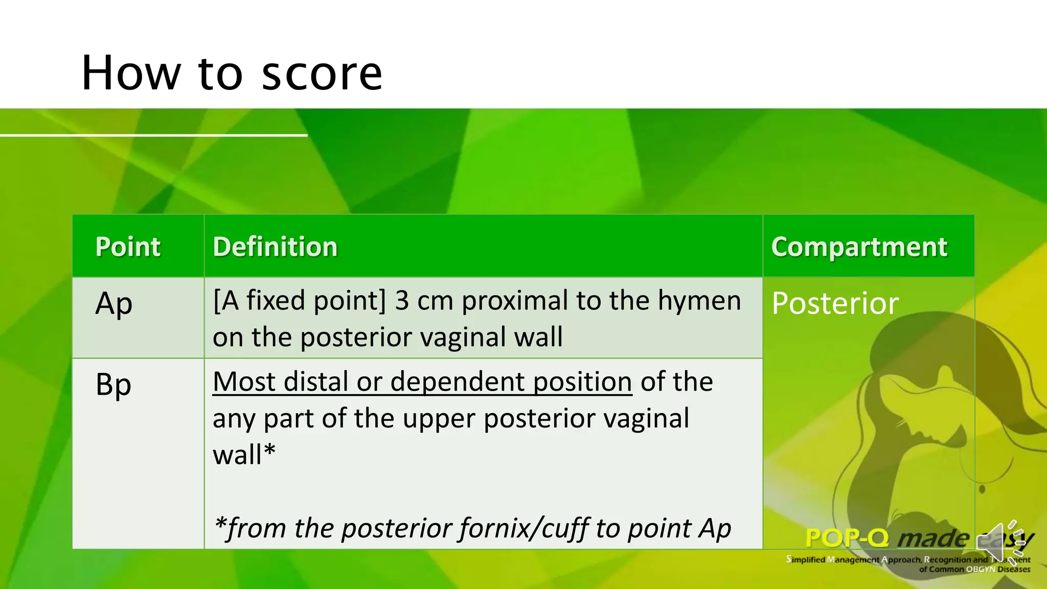 POP-Q made easy | PPSX