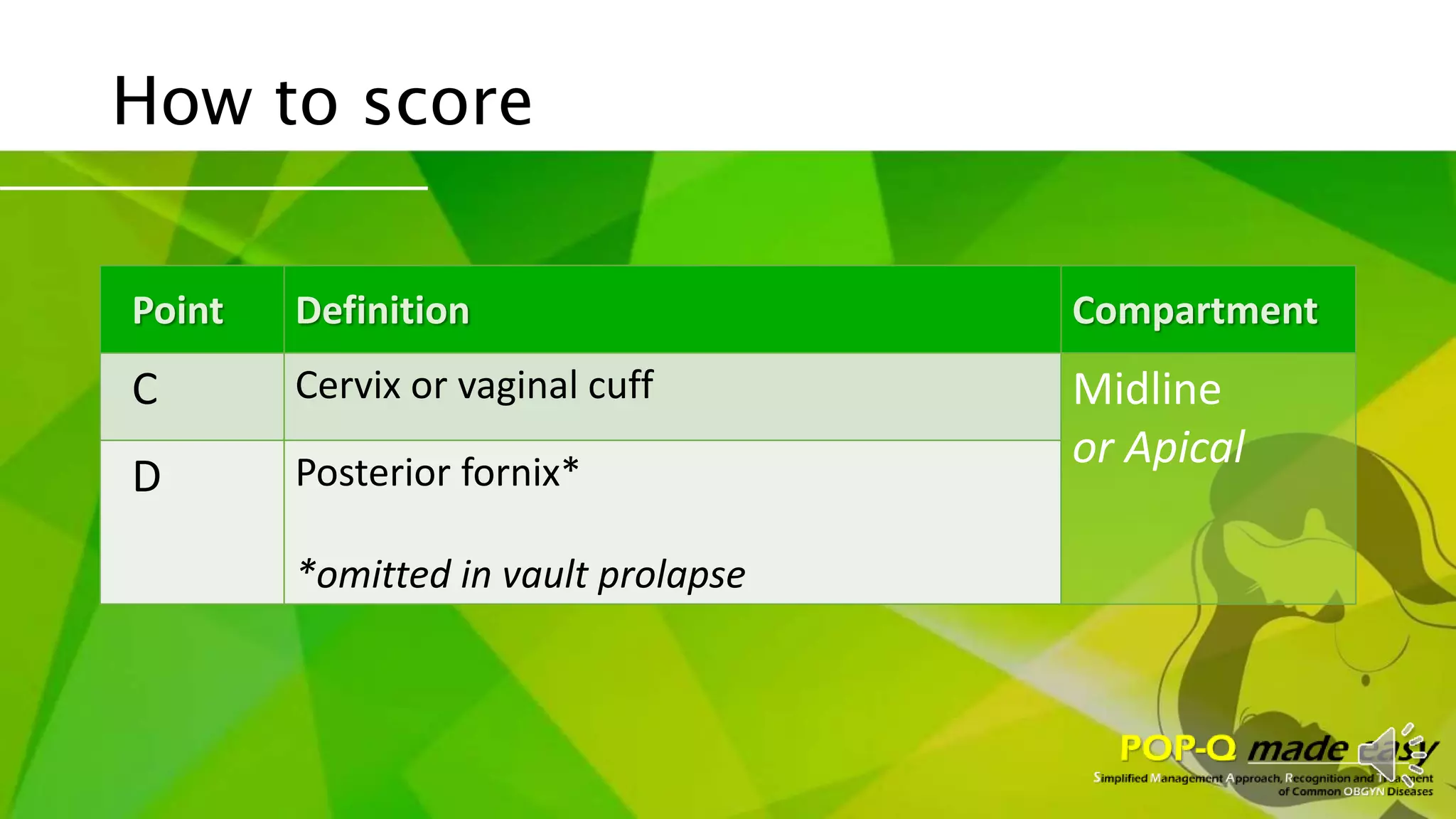 POP-Q made easy | PPSX