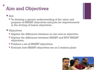 Smart objectives | PPT