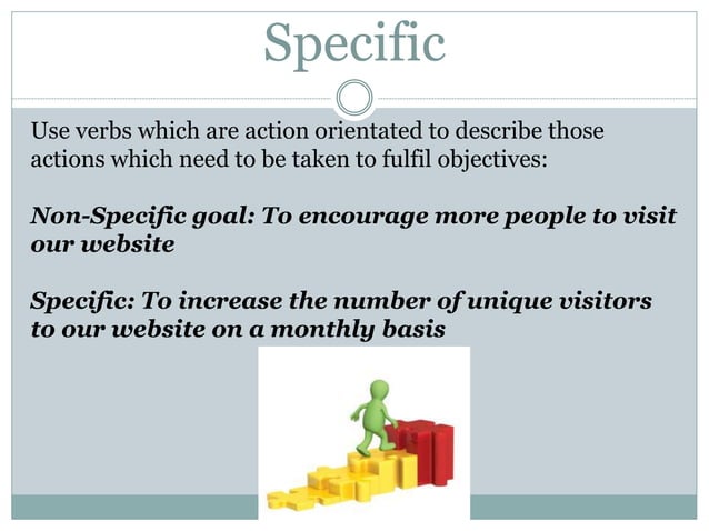 Setting SMART Goals and Objectives | PPTX | Business | Business and Finance