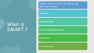 SMART Objectives for Healthcare Planning | PPTX