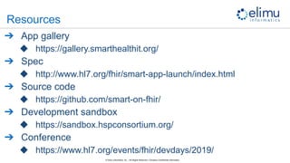 SMART on FHIR apps by Aziz Boxwala, MD, PhD at ScaleLA | PDF