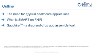 Aziz Boxwala, MD, Ph.D. SMART-on-FHIR specification & Sapphire demo. | PPT