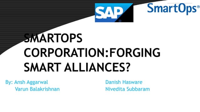 Smartops corporation case study | PDF | Logistics | Business