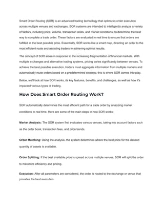 smart order routing in crypto development | PDF