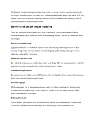 smart order routing in crypto development | PDF