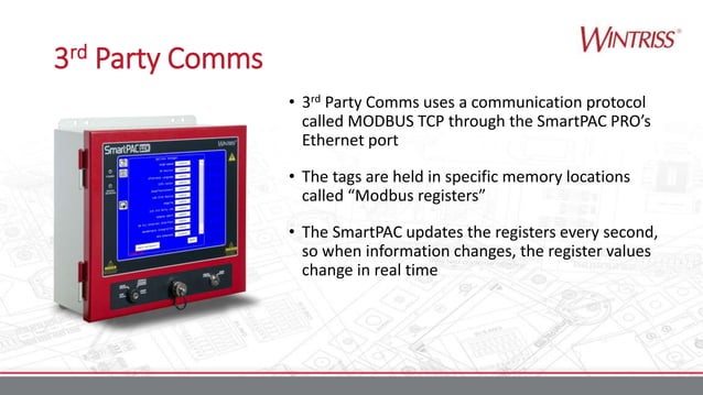 Wintriss SmartPAC PRO 3rd-Party Communications option for external ...