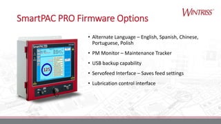 Introduction to the Wintriss SmartPAC PRO Press Automation Controller ...