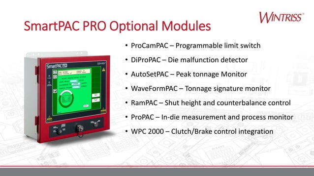 Introduction to the Wintriss SmartPAC PRO Press Automation Controller ...