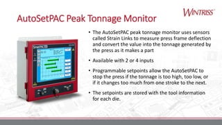 Introduction to the Wintriss SmartPAC PRO Press Automation Controller ...