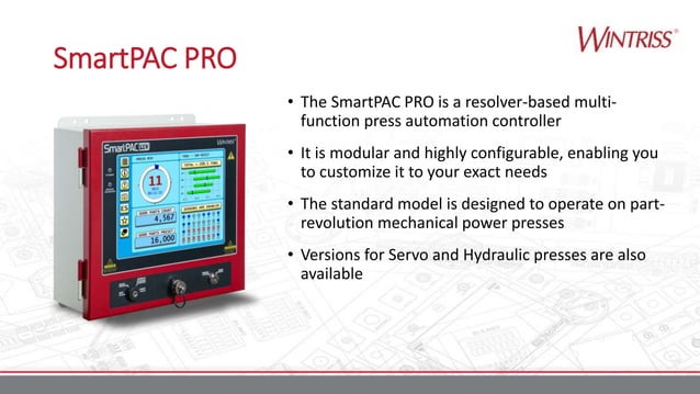 Introduction to the Wintriss SmartPAC PRO Press Automation Controller