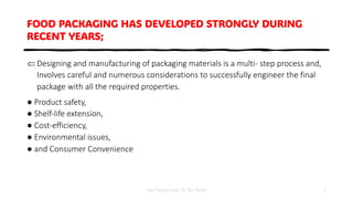 Smart Packaging for food products, Basics and types. | PDF