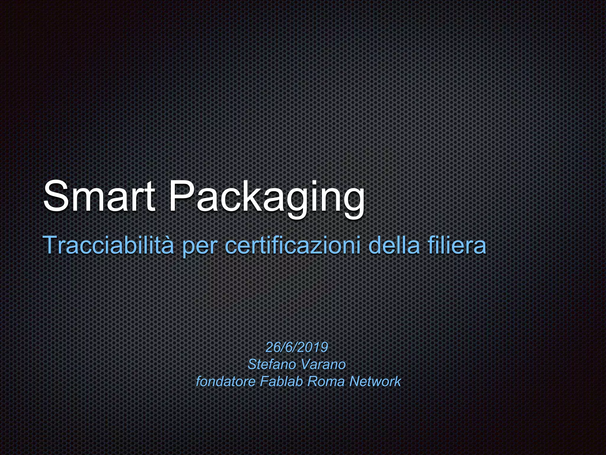 Smart Packaging - Rfid e Arduino | PPT