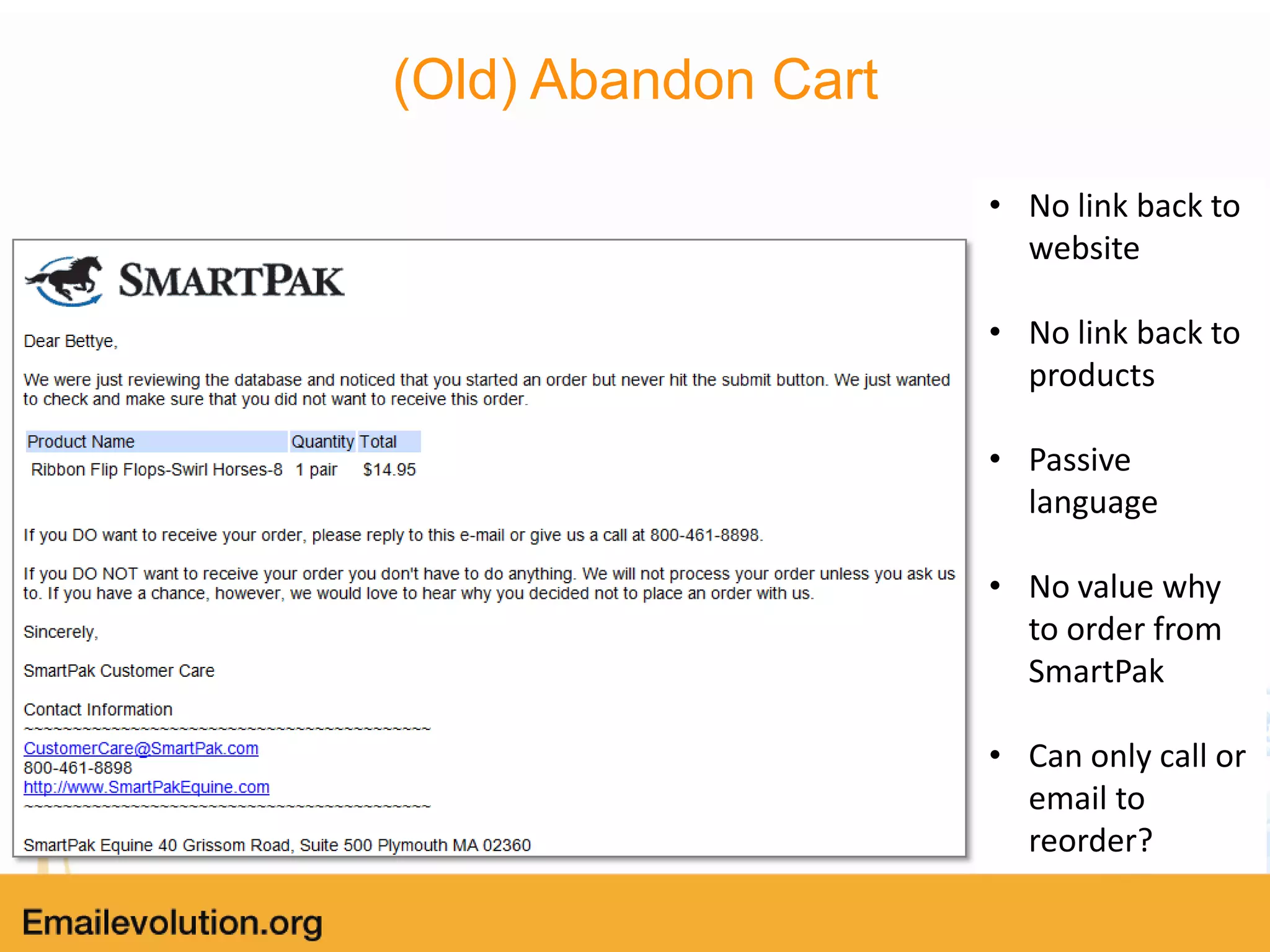 SmartPak Silverpop Lifecycle Email Program | PPTX | Email | Internet