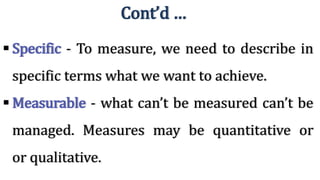 SMART Parameters and 5Cs PPT.pptx