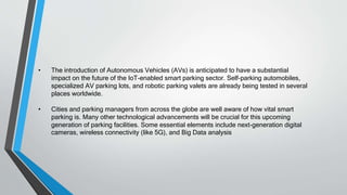 Smart Parking system with the help of IOT | PPTX