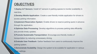 Smart Parking system with the help of IOT | PPTX