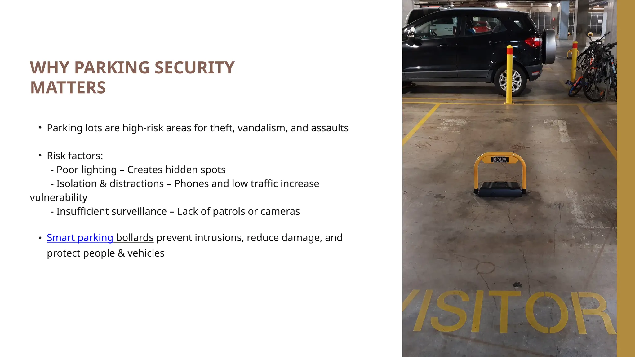 Smart Parking Bollards: Choosing the Right Bollard Solution | PPTX