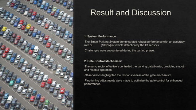 # Smart Parking Management System.pptx using IOT | PPTX | Internet | Computing