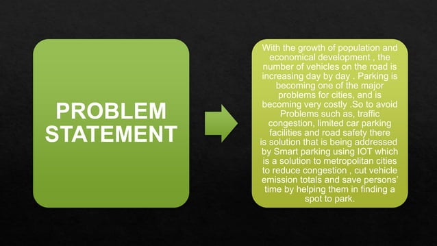 # Smart Parking Management System.pptx using IOT | PPTX | Internet | Computing