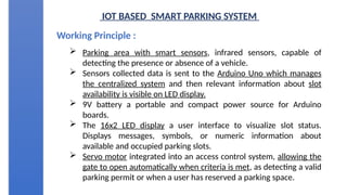 iot based smart parking system using ir sensor | PPT