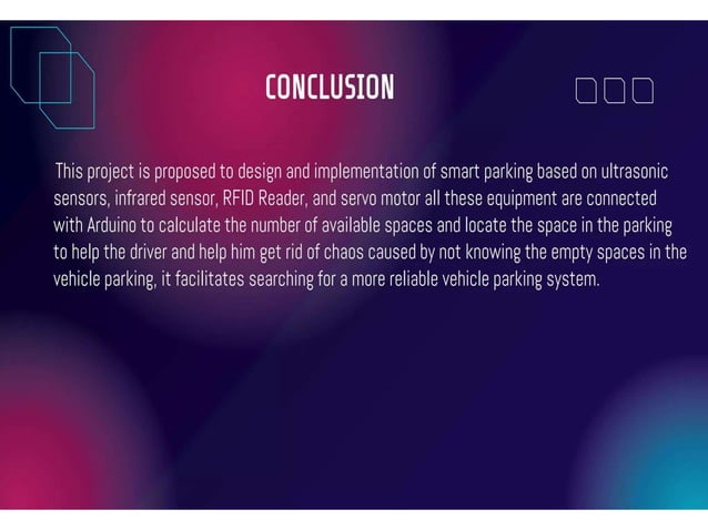 Smart parking systems - Copy.pptx here you | PPTX