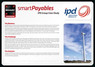 Smart Payables Ipd Group Case Study | PDF | Business | Business and Finance