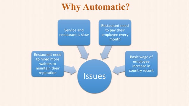 Automated Cafeteria System for Efficient Food Serving | PPT