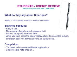Smartpen presentation | PPT