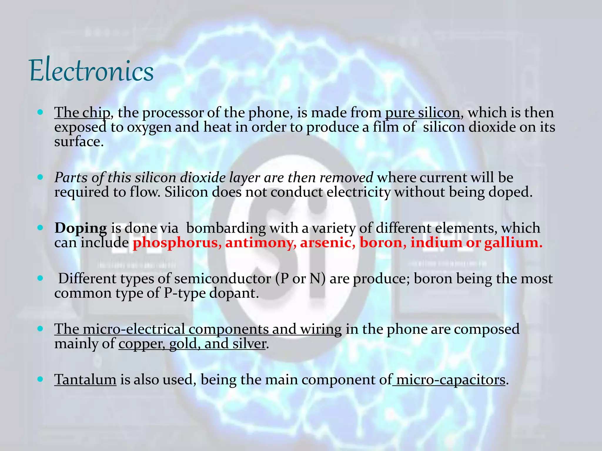 Smartphones | PPTX | Chemistry | Science