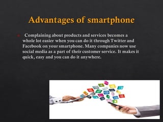 Smartphone and how they affect our lives | PPT