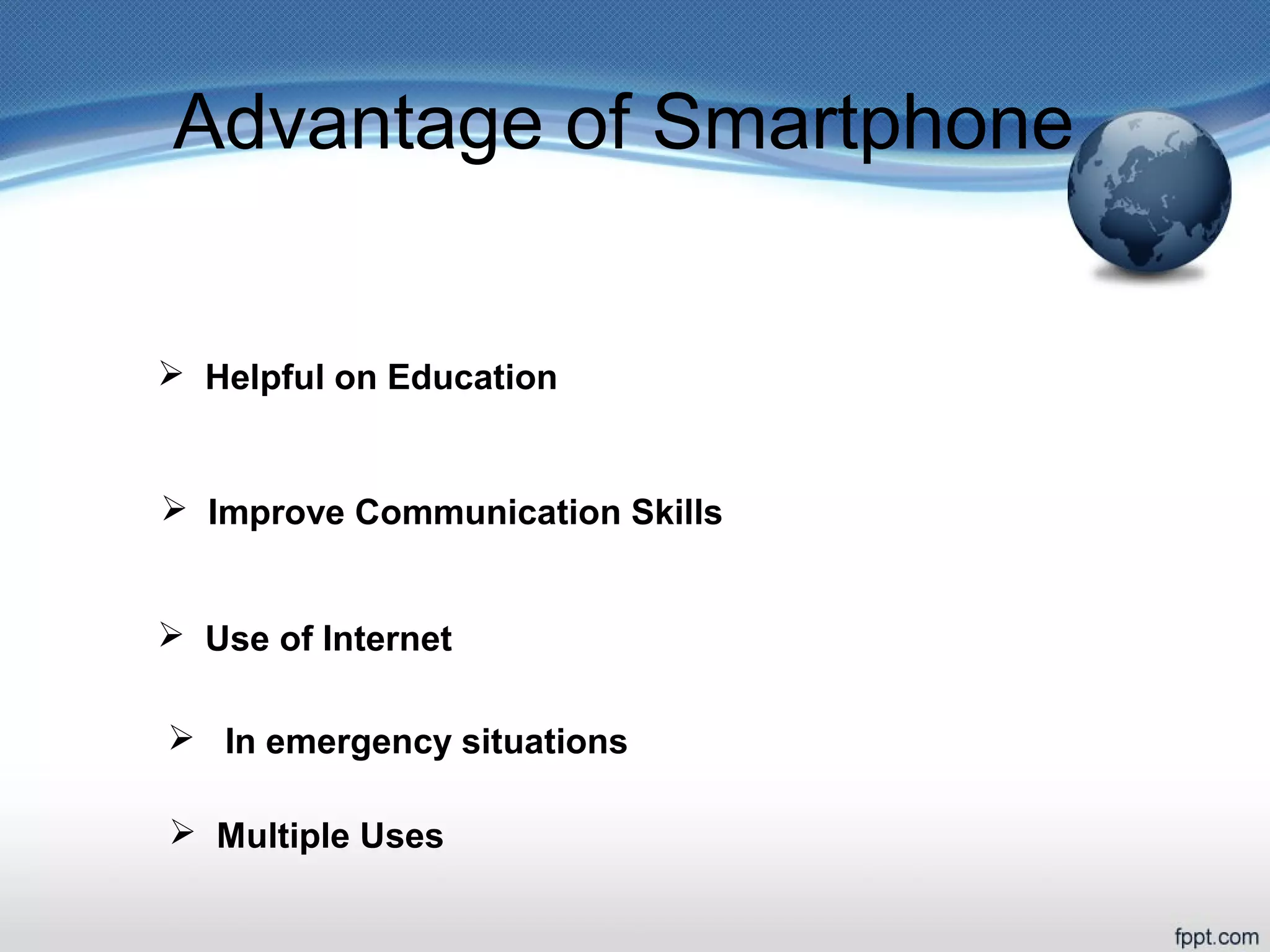 Smartphone and its features | PPT