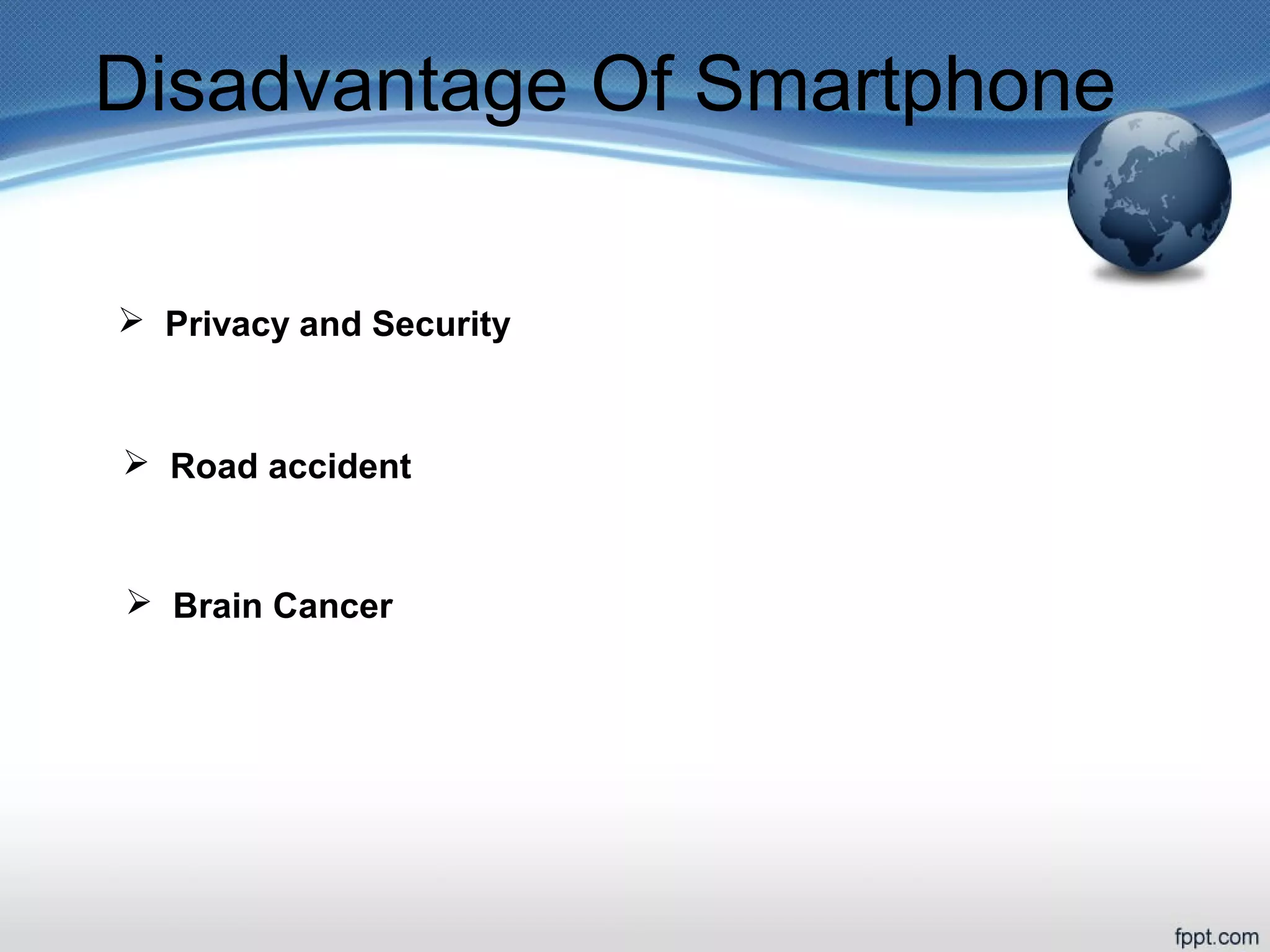 Smartphone and its features | PPT