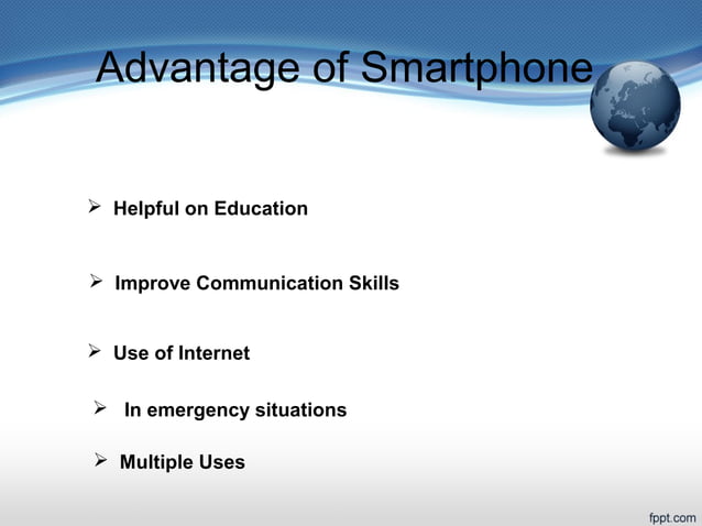 Smartphone and its features | PPT | Operating Systems | Computer ...